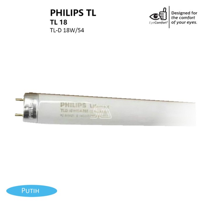 Jual PHILIPS Lampu TL D 18W 54 765 | Shopee Indonesia