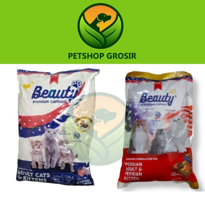 Jual BEAUTY Kitten dan Adult 20kg PREMIUM Makanan Kucing | Shopee Indonesia