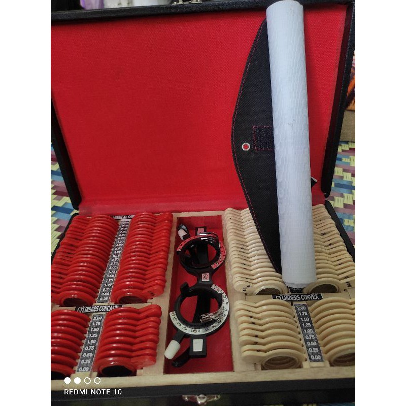Jual test box C2, S10. alat periksa mata manual lengkap dan komplit ...
