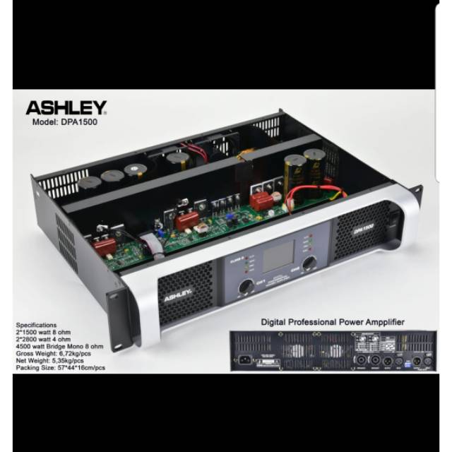 Jual Digital power amplifier ashley DPA 1500/DPA1500 ( Original ...
