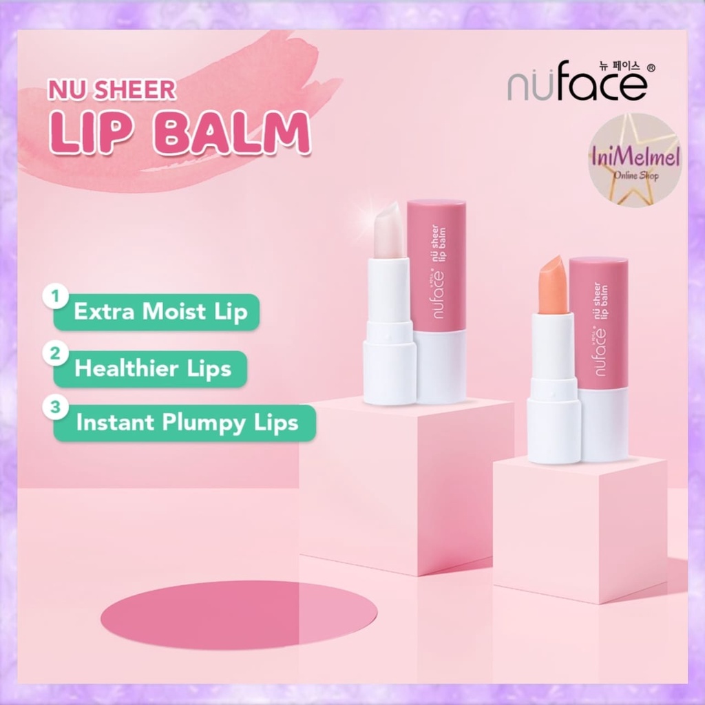 Jual NuFace Nu Sheer Lip Balm 3.5 Gr | Shopee Indonesia