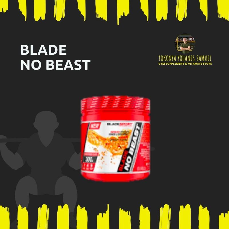 Jual Blade No Beast 28 serving Pre workout made in Europe | Shopee ...