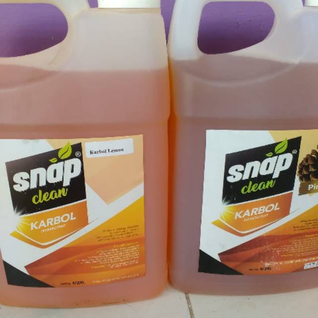 Jual Karbol snap clean 4 liter | Shopee Indonesia
