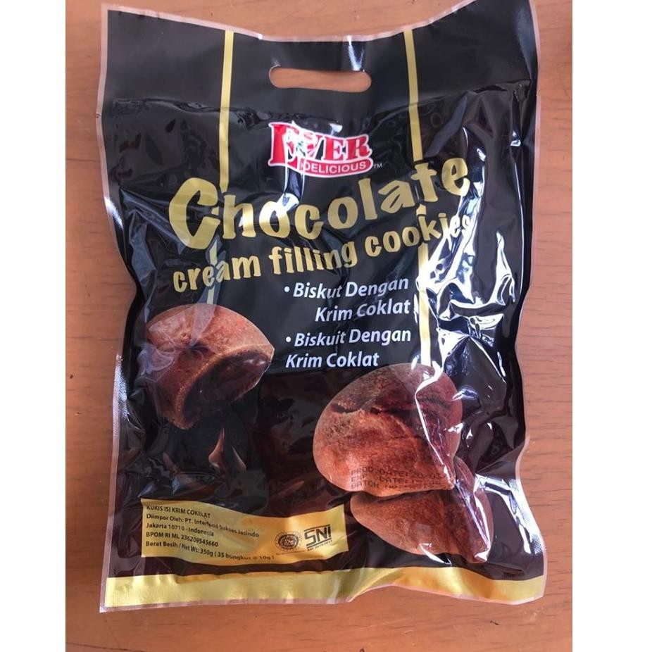 Jual Ever Delicious Chocolate Cream Filling Cookies 300gr | Shopee ...
