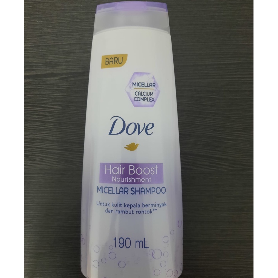 Jual Dove Micellar Shampoo Deep Cleanse Nourishment 190ml / Dove ...