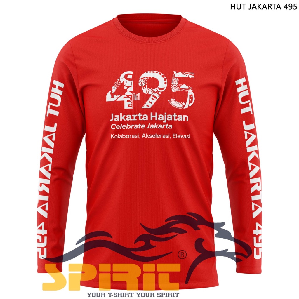 Jual [NEW ARRIVAL] BAJU KAOS HUT JAKARTA 495 / KAOS ULANG TAHUN JAKARTA ...