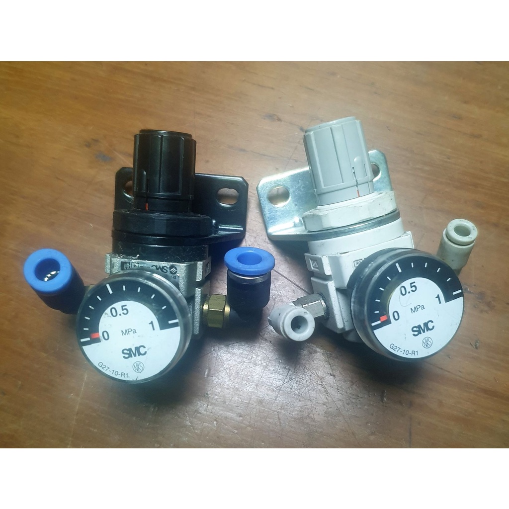 Jual Pneumatic Regulator with Gauge G27-10-R1 SMC | Shopee Indonesia
