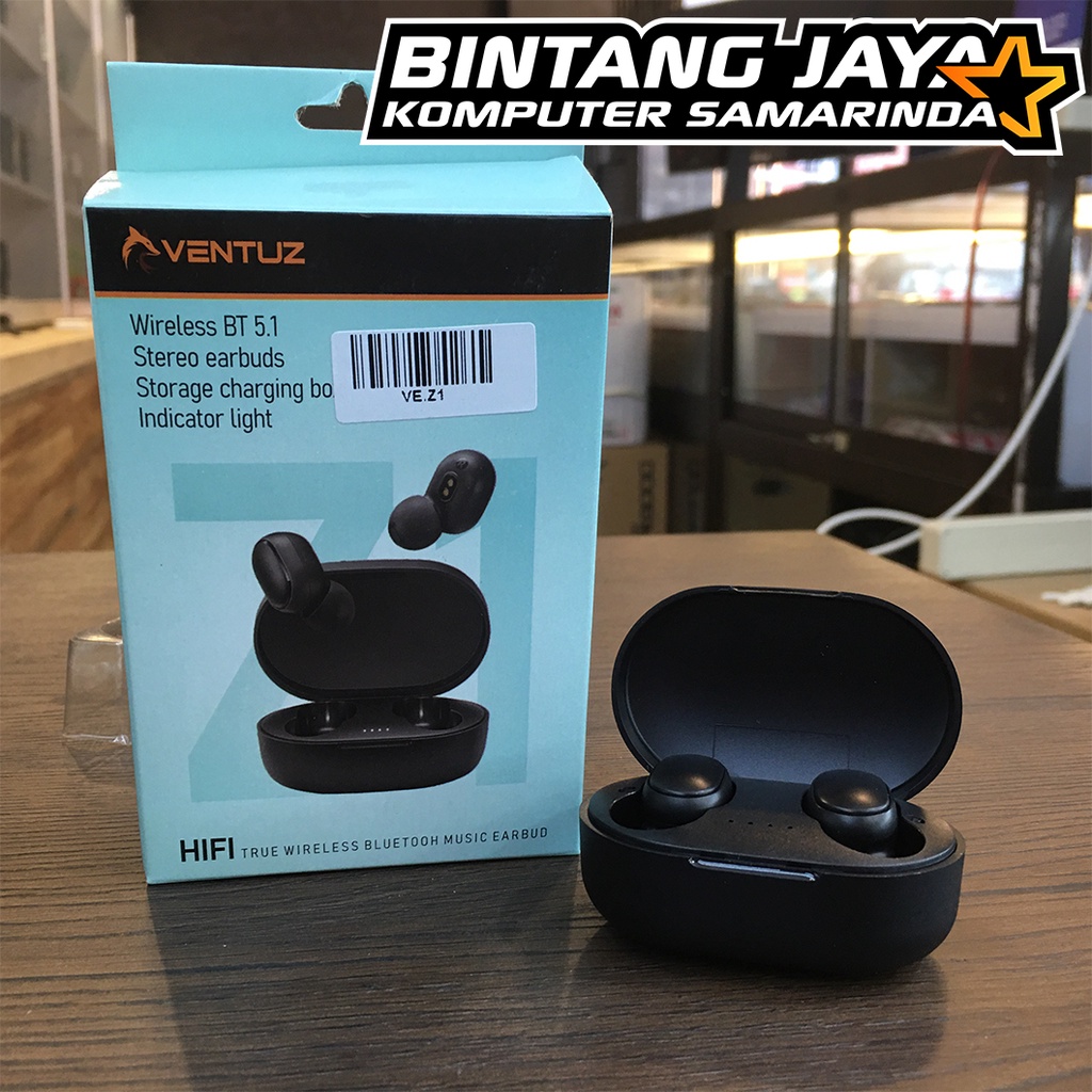 Jual Ventuz Z1 Bluetooth 5.1 HiFi TWS Earphone | Shopee Indonesia
