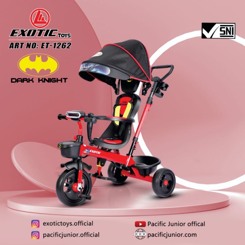 Jual Sepeda roda tiga exotic 1262 BATMAN | Shopee Indonesia