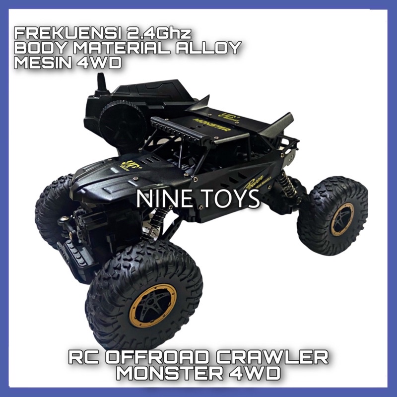 Jual RC OFFROAD 4WD REMOTE CONTROL MONSTER OFFROAD ROCK CRAWLER BODY ...
