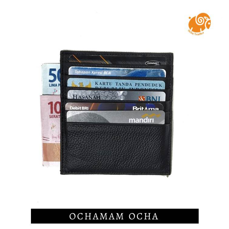 Jual Card holder minimalis asli kulit sapi - Ochamma Ocha | Shopee ...