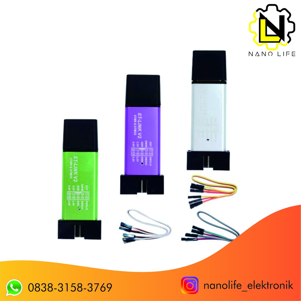 Jual St Link V2 Mini Stm8 Stm32 Emulator Downloader M89 Shopee Indonesia