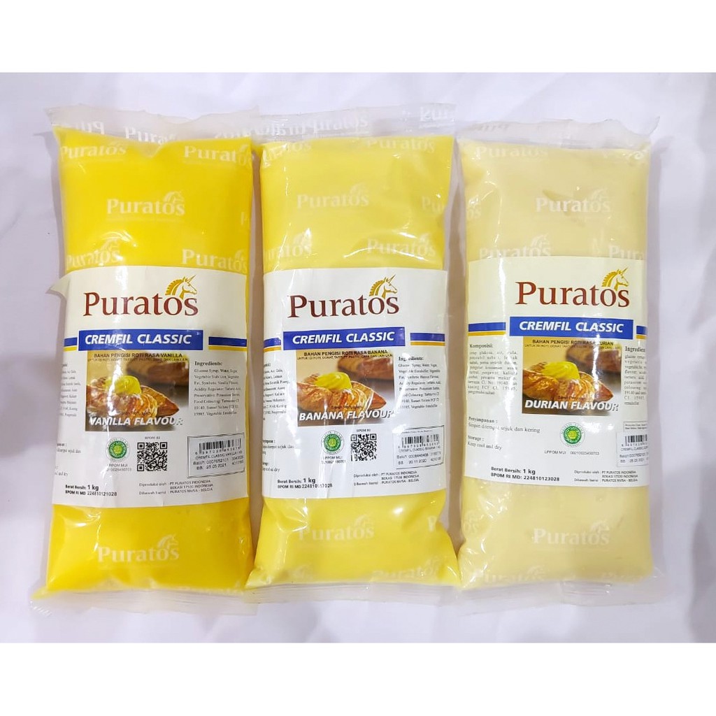 Jual Puratos Cremfil Classic 1kg – Cream Filling – Vla 1 Kg | Shopee ...