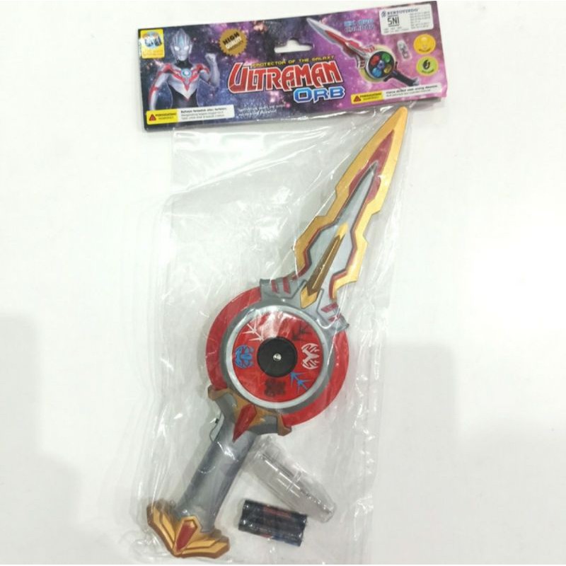 Jual PEDANG ULTRAMAN ORB CALIBUR LAMPU DAN SUARA | Shopee Indonesia