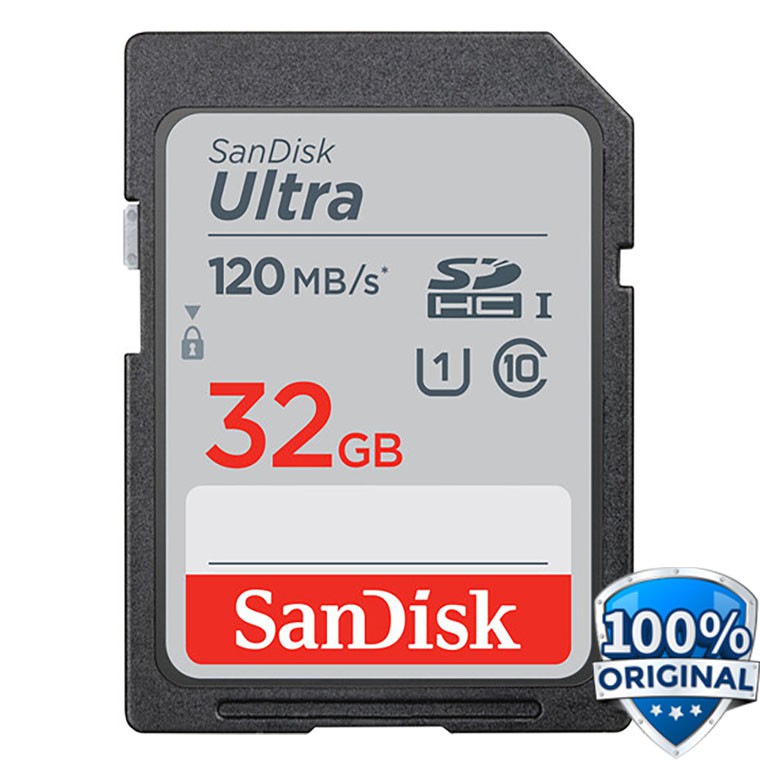 Jual SANDISK ULTRA SD CARD 32 GB MEMORI KAMERA SDHC 120Mbps SDCARD MEMORY CAMERA 32GB ORIGINAL ...