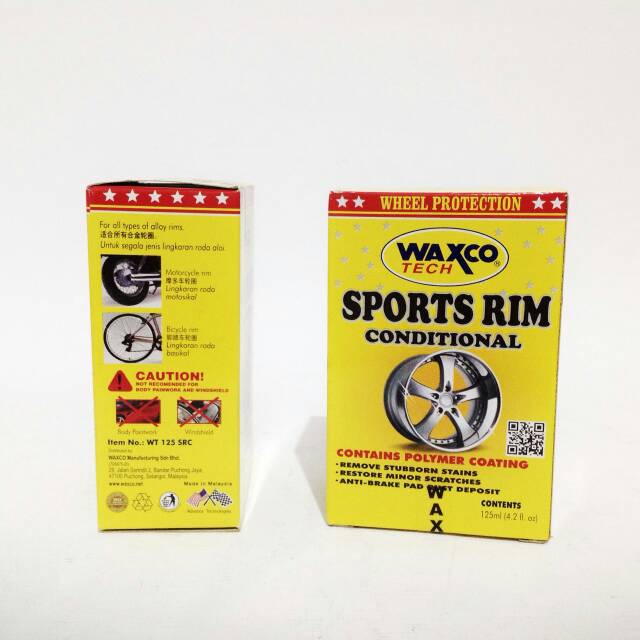 Jual Waxco Pembersih Velg Ban Sports Rim 125 ml - Pengkilap Poles ...