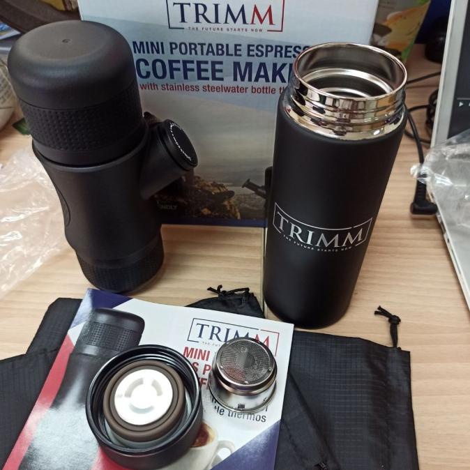 Jual Mini Portable Espresso Coffee Maker with Thermos SulthonInc SCM02 ...