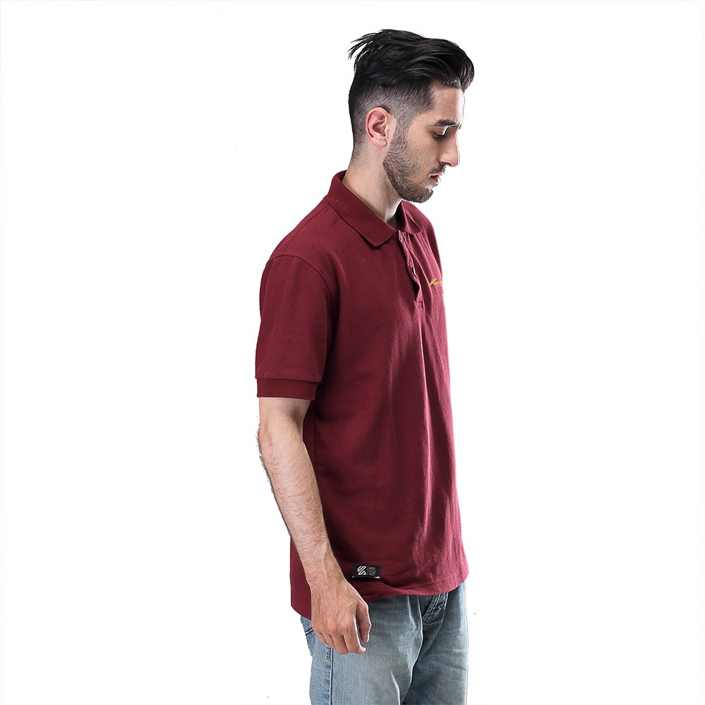 Jual MEN POLO SHIRT MAROON | Shopee Indonesia