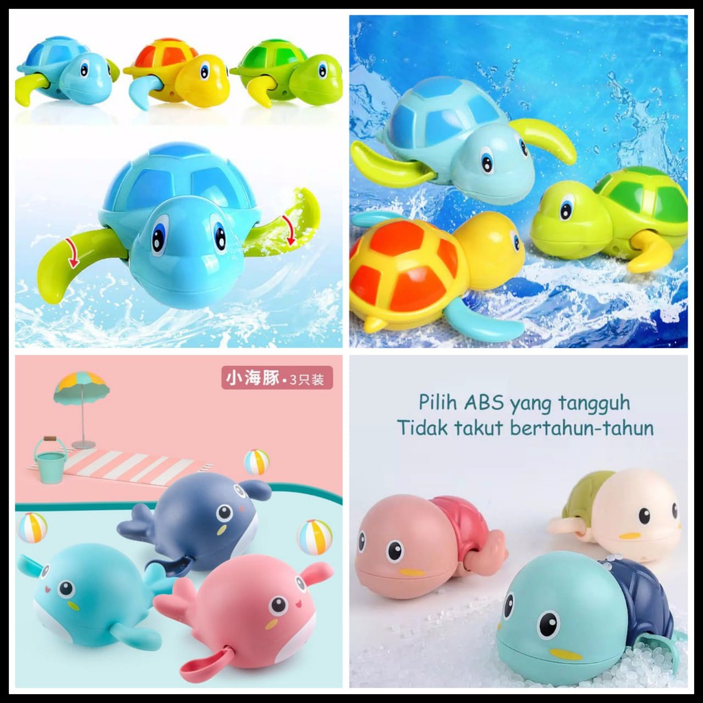 Jual Mainan Mandi Bayi Kura Kura Berenang Dan Bisa Bergerak / Mainan ...