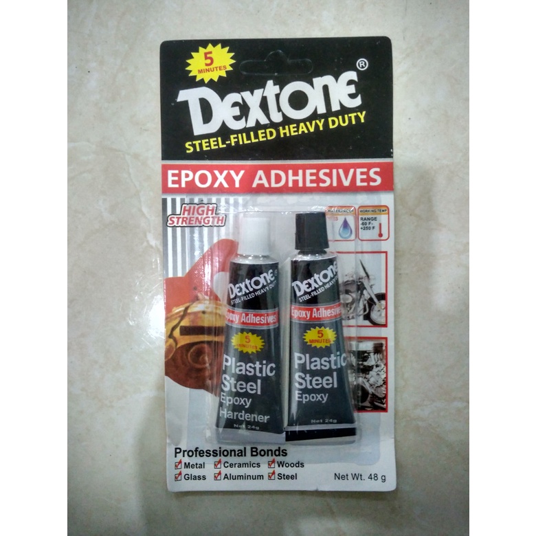 Jual DEXTONE Epoxy Adhesive / Lem Plastik 5 menit | Shopee Indonesia