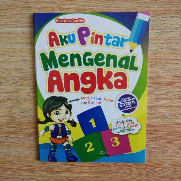 Jual Buku Anak Paud TK Aku Pintar Mengenal Angka Belajar Angka Pustaka ...
