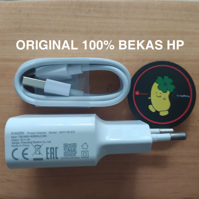 Jual charger Xiaomi Mdy-08-EO 2A asli original 100% | Shopee Indonesia