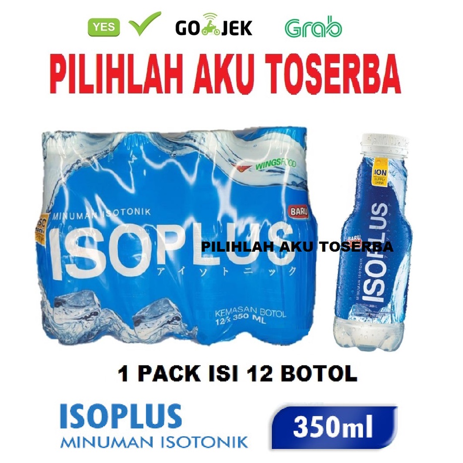 Jual ISOPLUS Minuman Isotonik 350 ml - (1 pack isi 12 botol) | Shopee ...