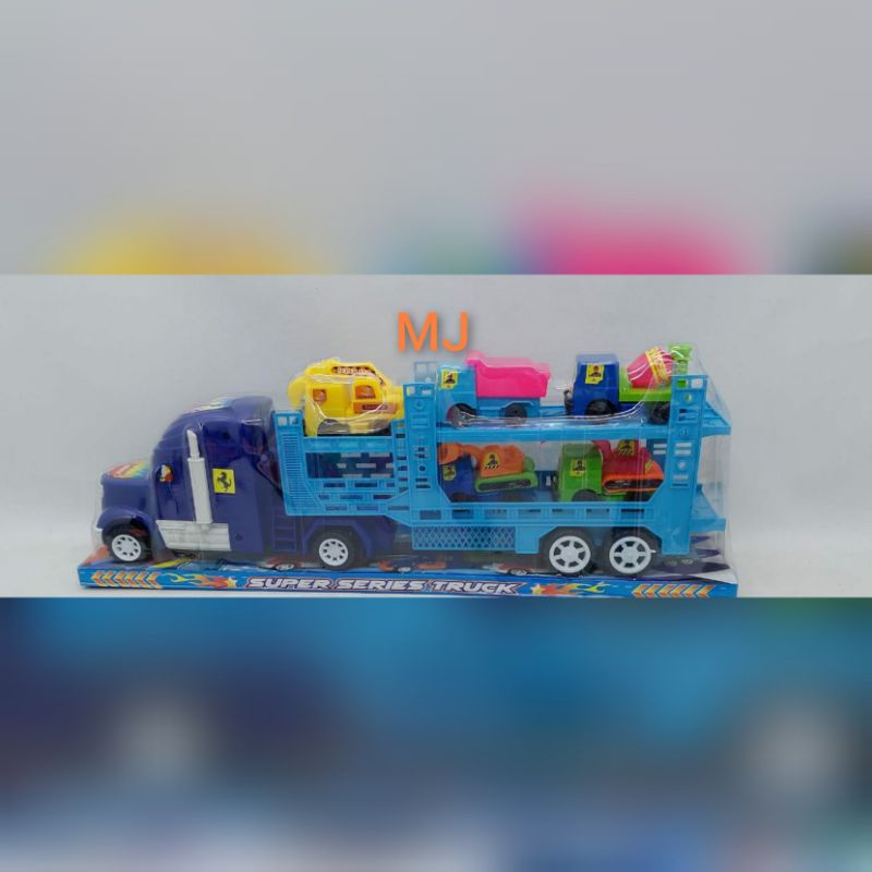 Jual Mainan Super Series Truck Truk angkut Container konstruksi bus ...