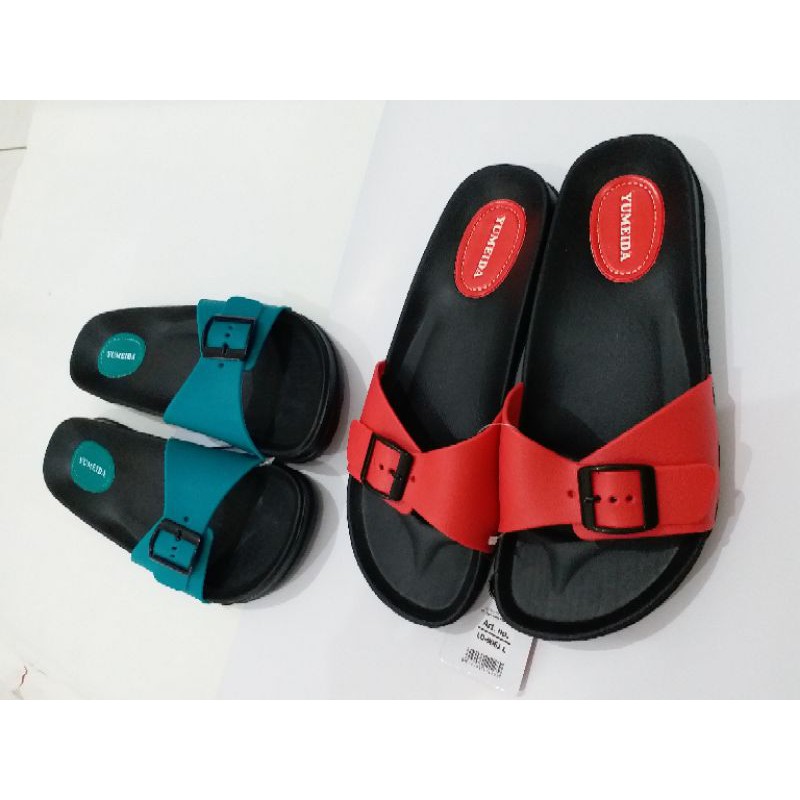 Jual ORIGINAL. Sandal slop gesper wanita YUMEIDA LD 9061 L Size 37-41 ...