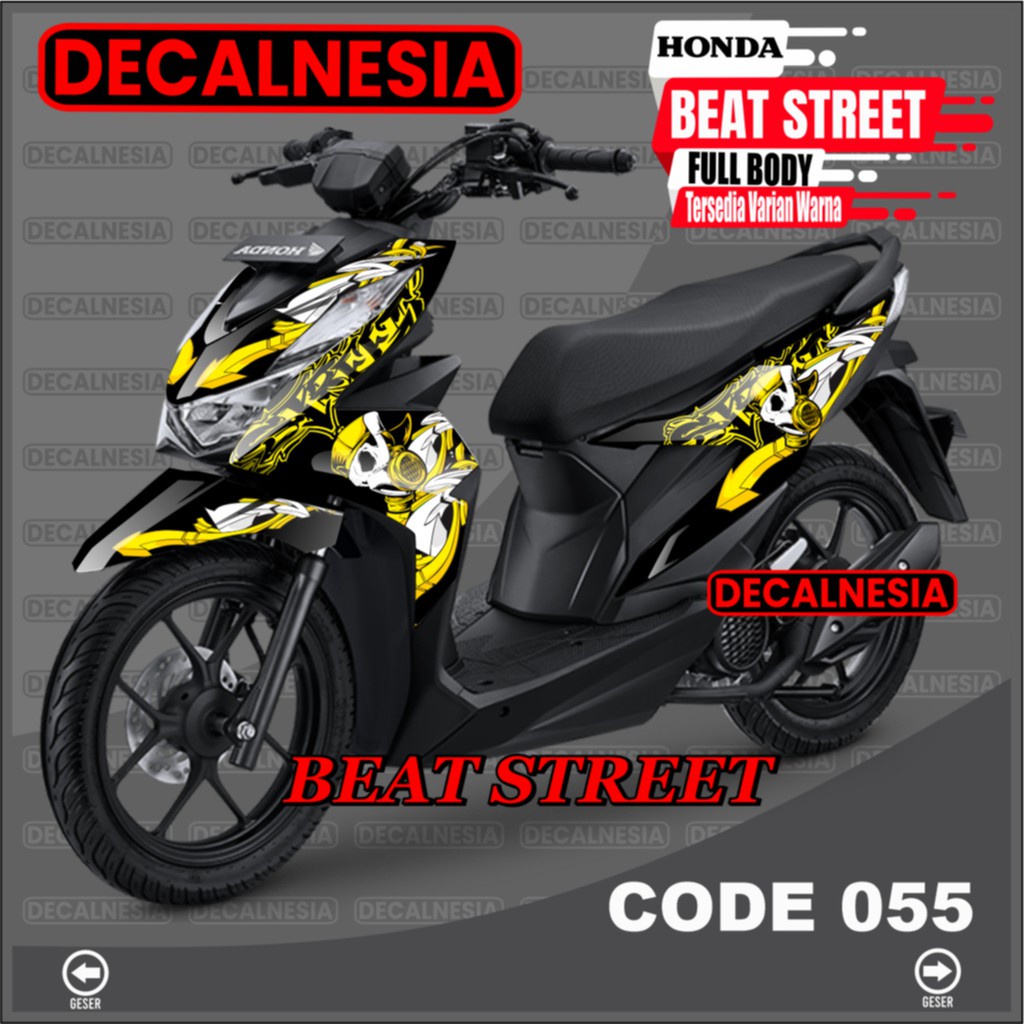 Jual Decal Beat Street New 2021 2022 2023 Full Body Sticker Motor ...