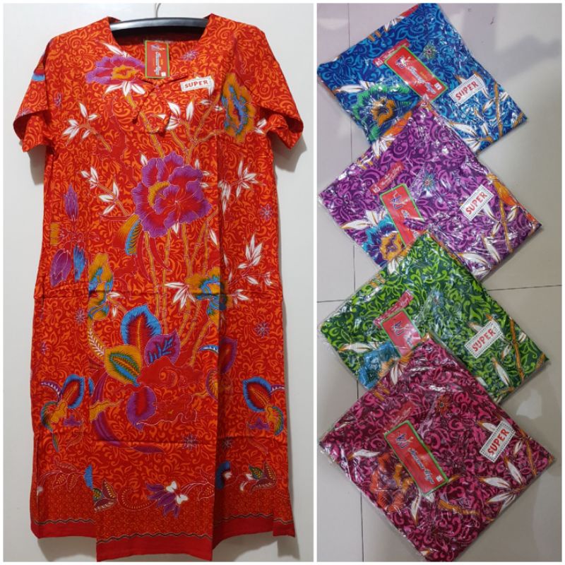 Jual YULI - DASTER 06 LD 105 CM PB 100 CM BATIK KENCANA UNGU LABEL ...