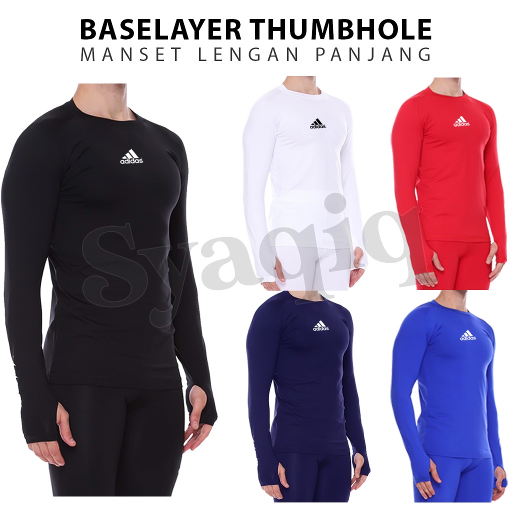 Jual BASELAYER LENGAN PANJANG THUMBHOLE MANSET PRIA ATASAN OLAHRAGA ...