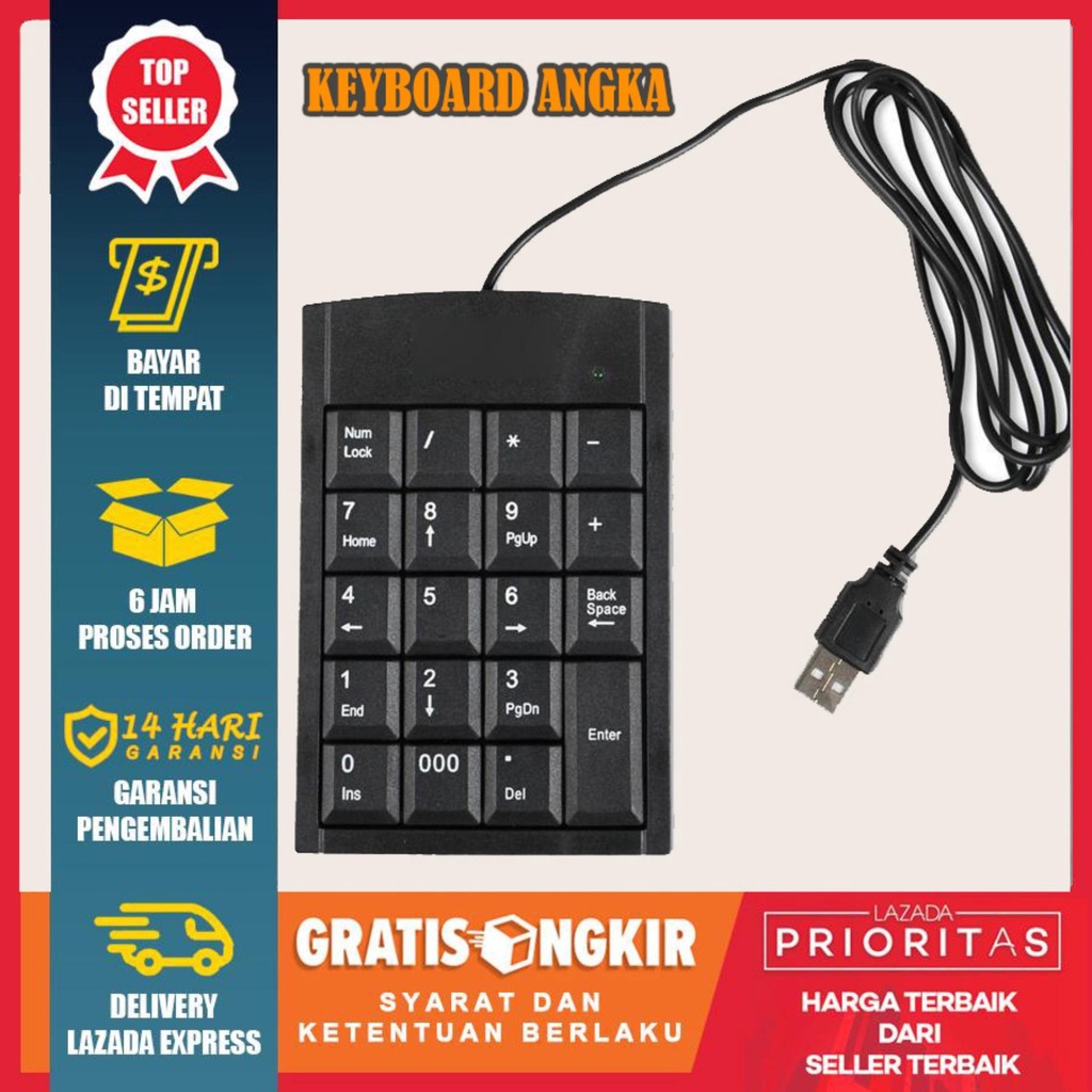 Jual Keyboard Angka Eksternal - Keyboard Numerik High Quality PS ...