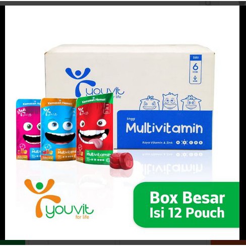 Jual YOUVIT Multivitamin Anak 30 Gummy Isi 12 POUCH - 1 Box Besar - BW ...