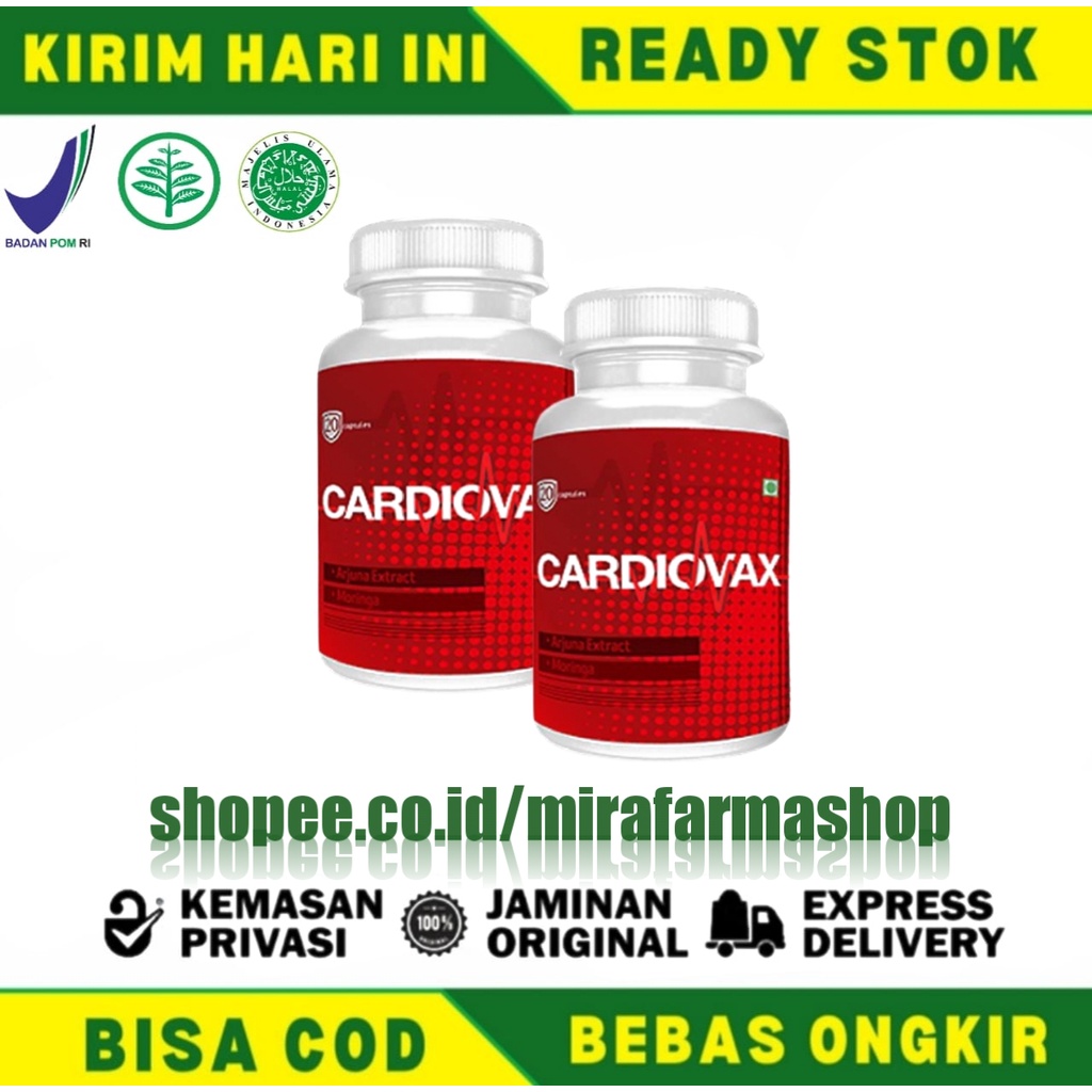 Jual Cardiovax Asli Original Obat Hipertensi Struk Jantung Asam Urat ...