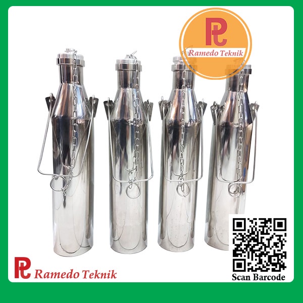 Jual Sampling Can Stainless Steel 1000 ml - Oil Sampling Can 1 Liter ...