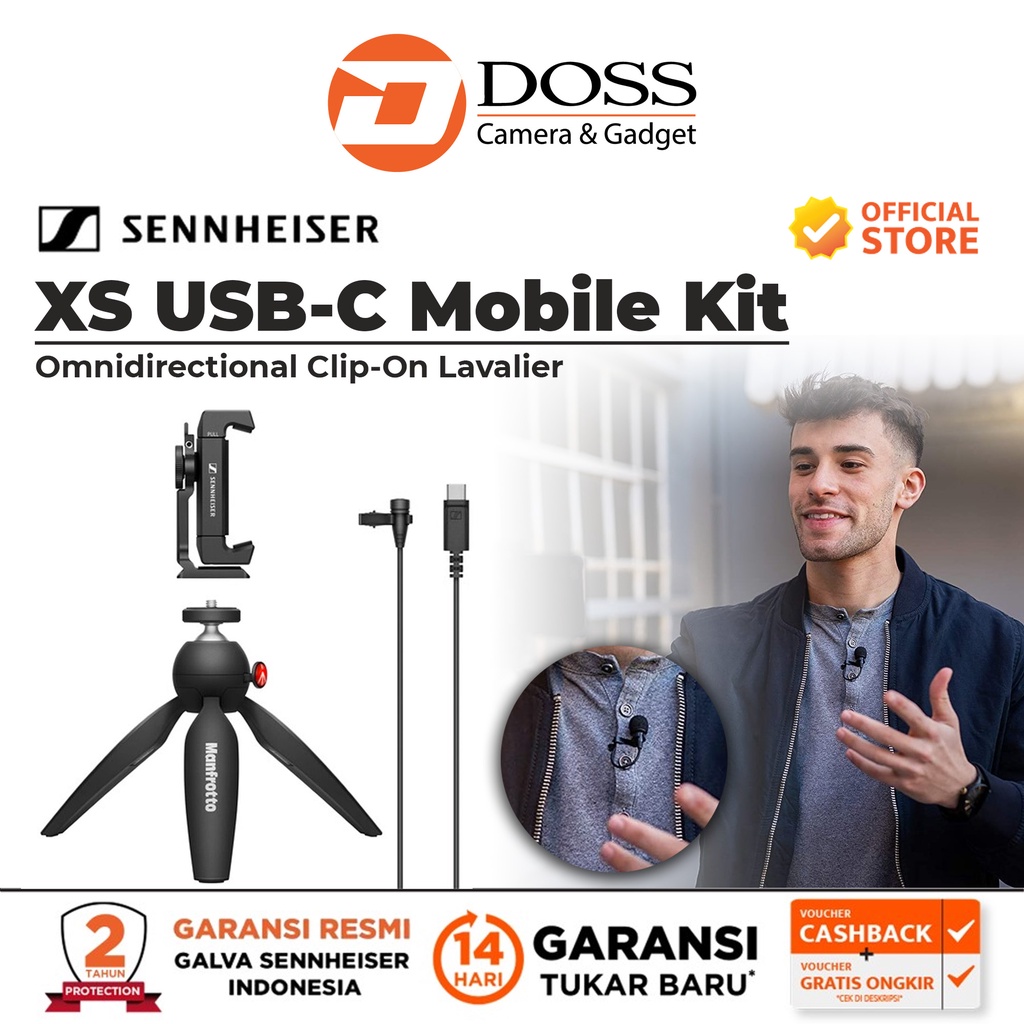 Jual Sennheiser XS USB C mobile Kit - XS USC-C Mobile Kit | Shopee ...