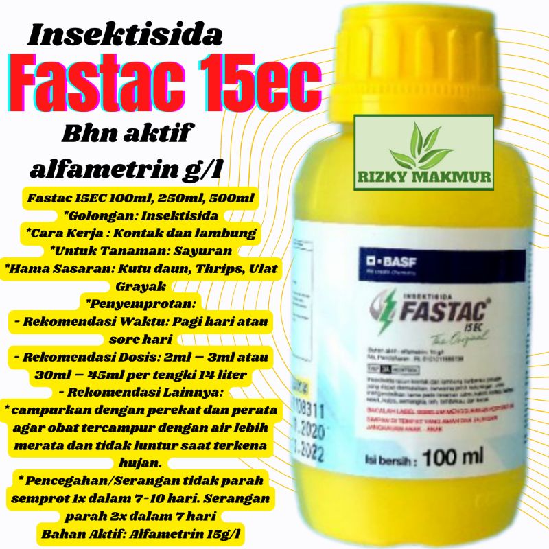 Jual insektisida fastac 15ec 100ml | Shopee Indonesia