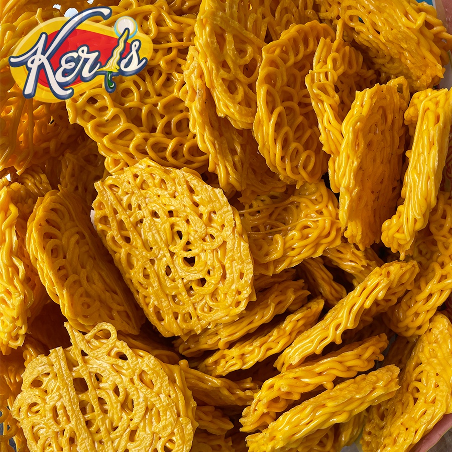 Jual Kerupuk Rante Jumbo Keris Kuning 250gr / Kerupuk Keriting Jumbo ...