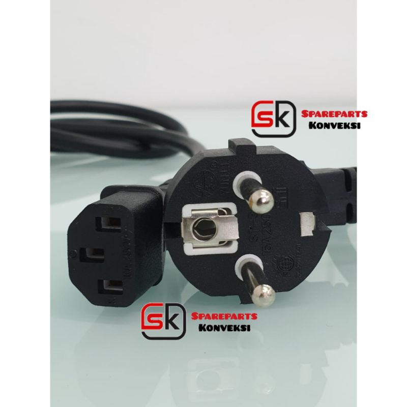Jual Kabel Power 1,8M Monitor UPS PSU CPU CORD AC 16A 250V SNI Cable ...