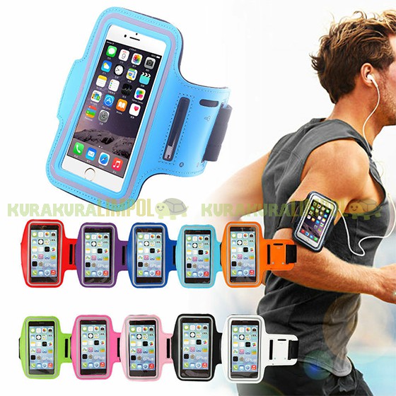 Jual Universal Armband Holder HP Arm Band Sport Sarung Lengan Jogging ...