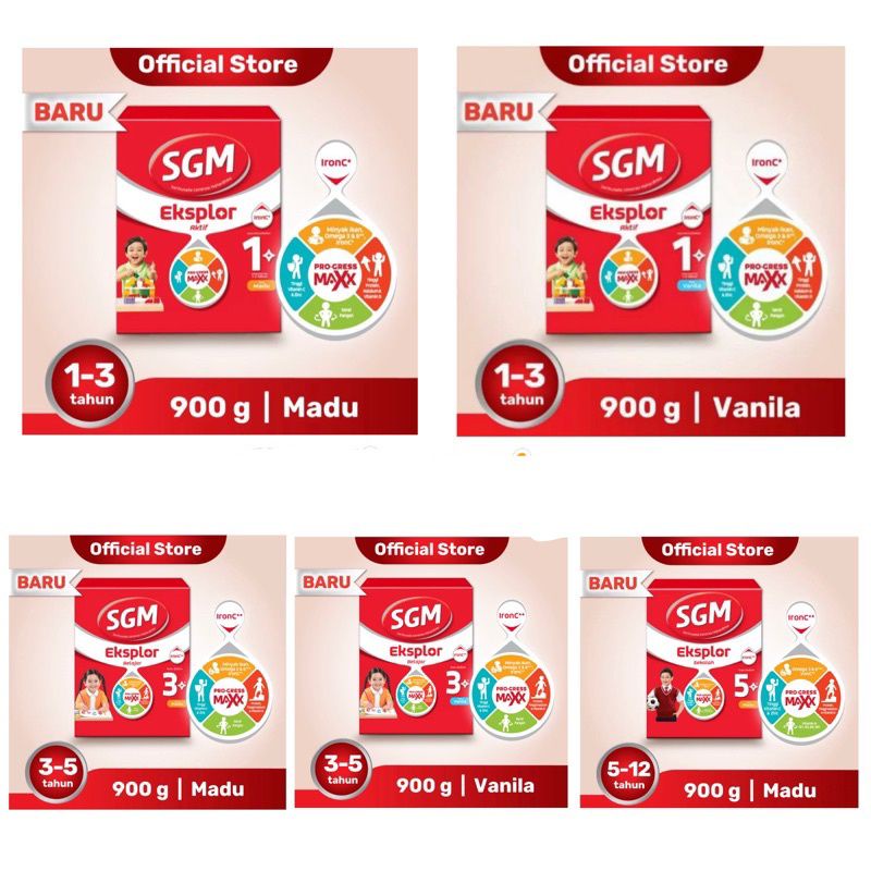 Jual SGM 1+ vanila 900gr SGM 1+ madu 900gr SGM 3+ vanila 900gr SGM 3 ...
