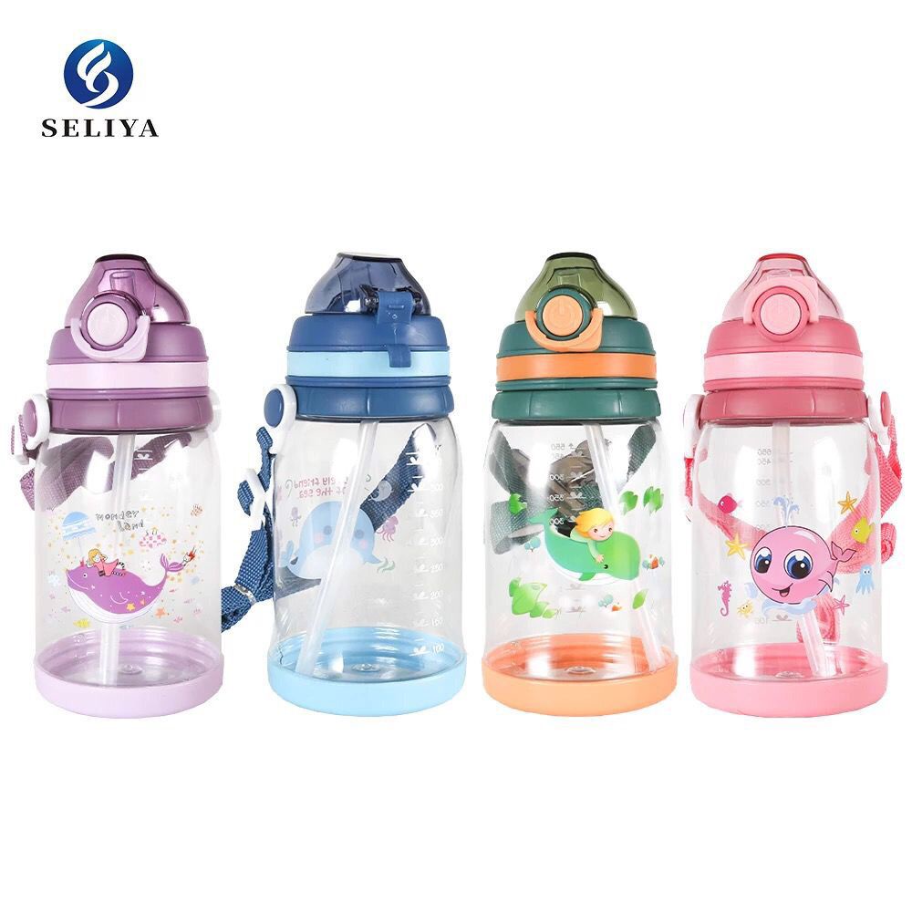 Jual BOTOL MINUM SELIYA 2667 550 ML // BOTOL MINUM ANAK SELIYA BPA FREE TALI DAN SEDOTAN ...