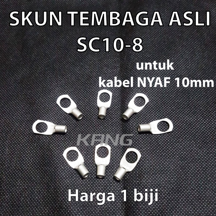 Jual SKUN KABEL SC-10 TEMBAGA PUTIH SCUN CABLE NYAF 10mm | Shopee Indonesia
