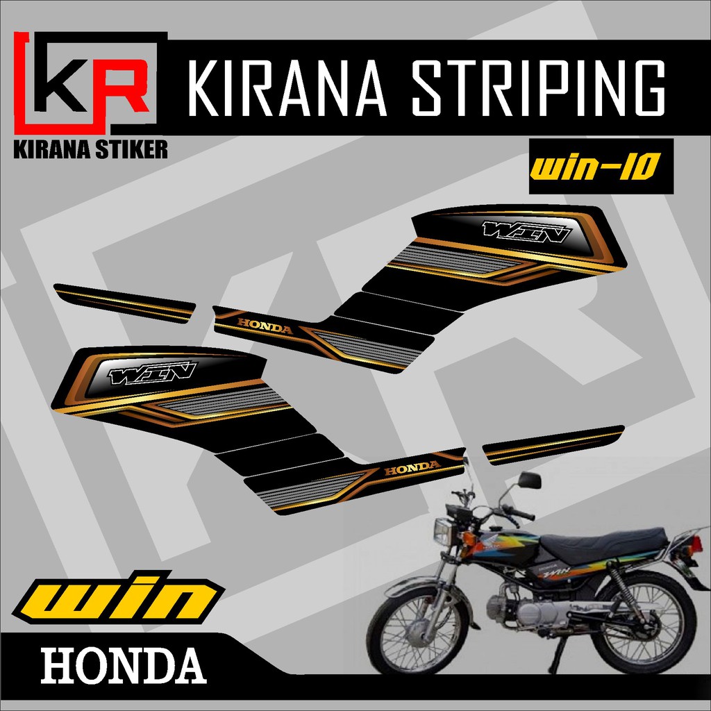 Jual Stiker Striping Honda WIN 100 Desain Trill CRF - Stiker Lis ...