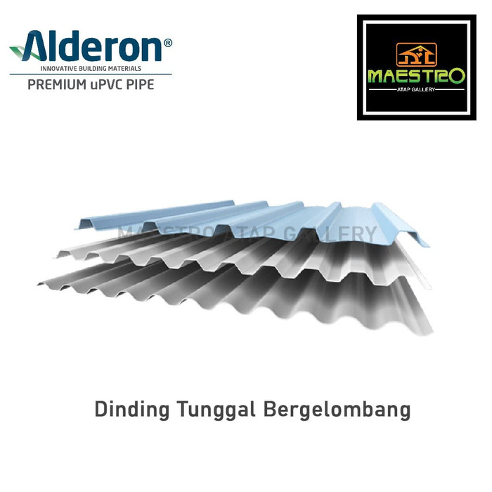 Jual Atap uPVC Dinding Tunggal Bergelombang | Shopee Indonesia