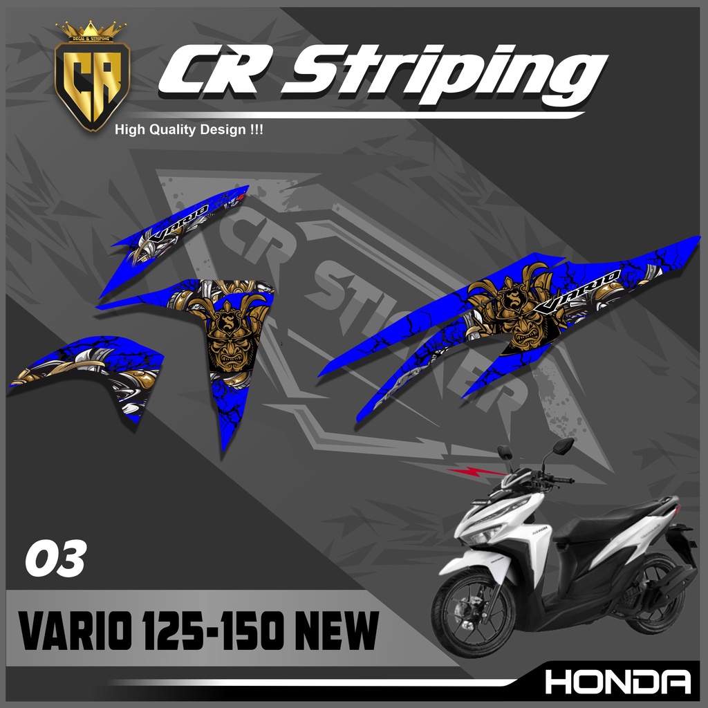 Jual Striping Vario new 125/150 Desain Samurai Semi Full- Sticker ...