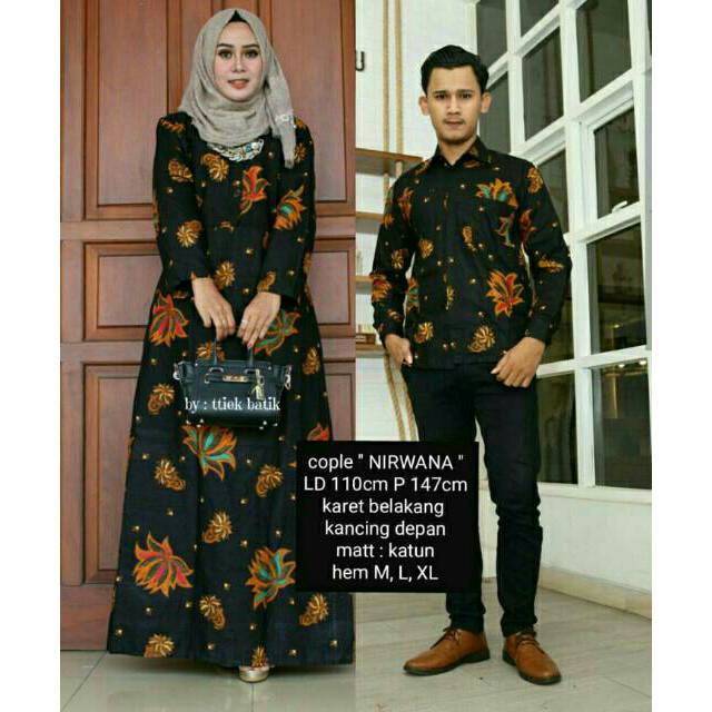 Jual Batik couple padi panjang | Shopee Indonesia