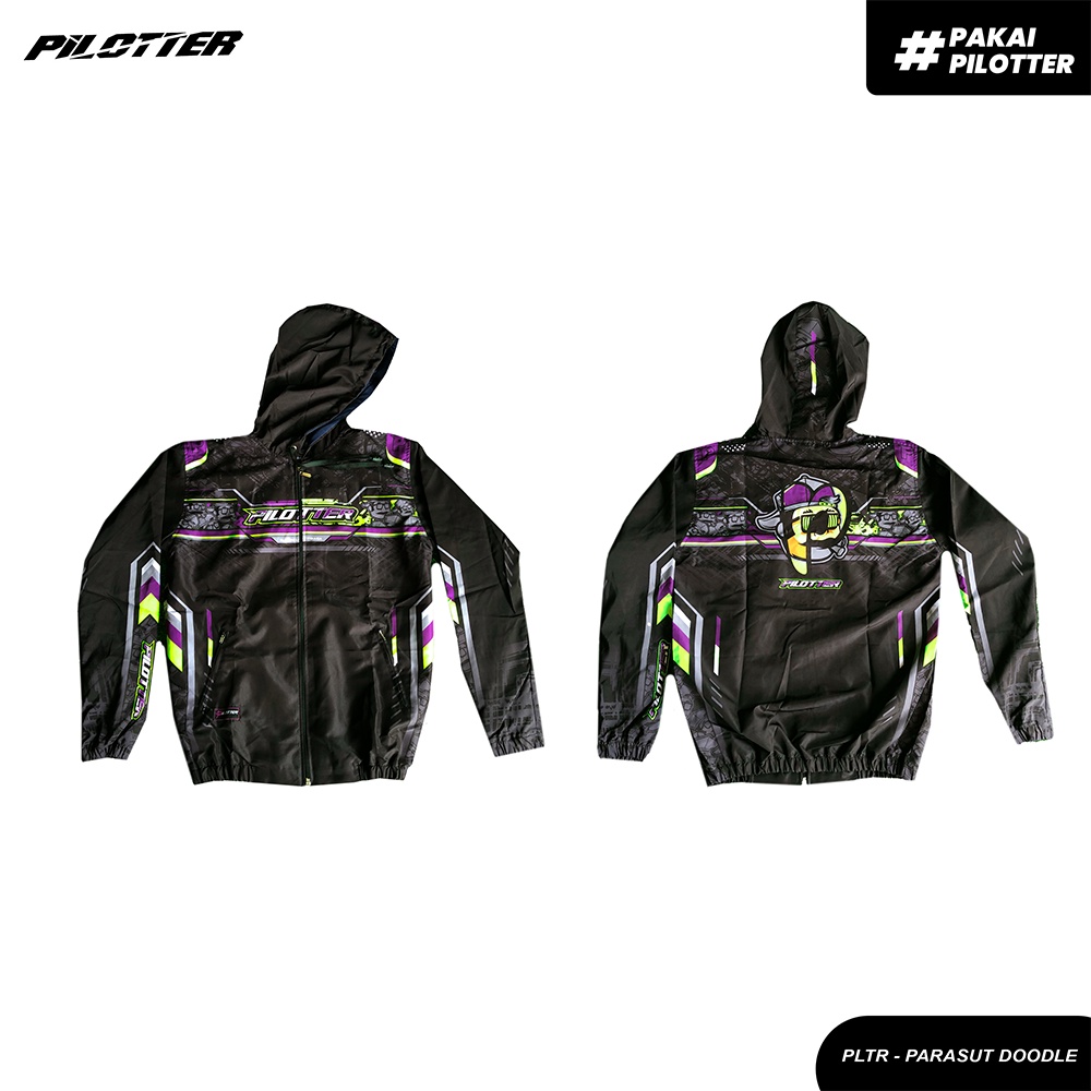 Jual Pilotter Parasut Doodle Original Free Sticker | Shopee Indonesia