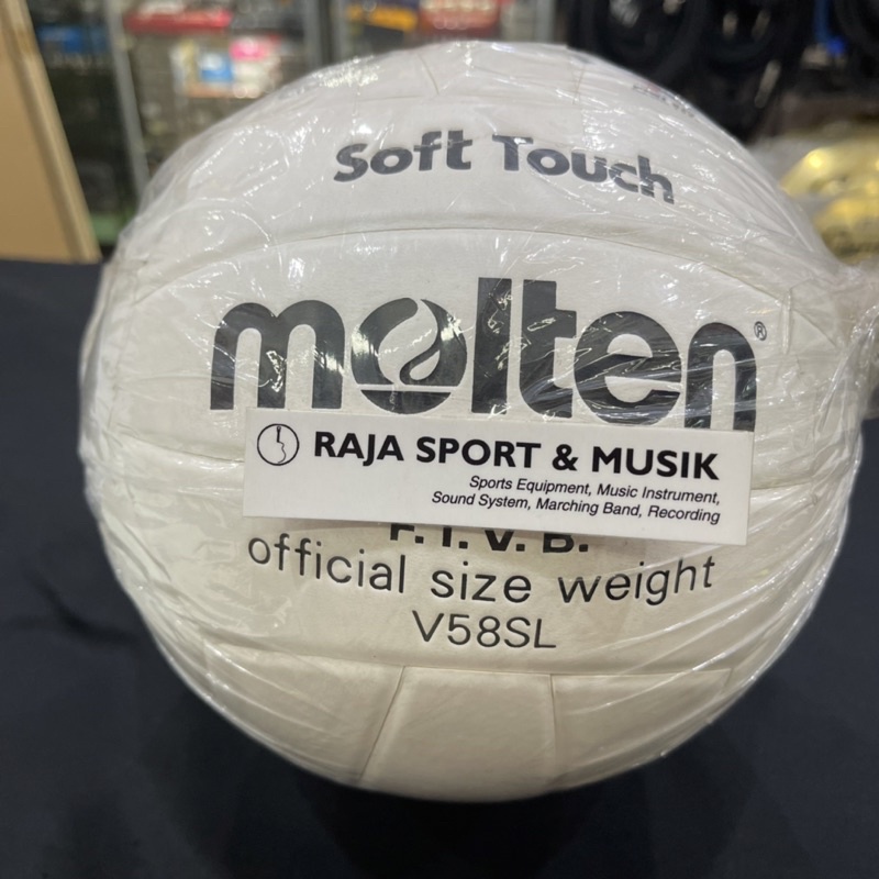 Jual BOLA VOLI MOLTEN V58 SL - SOFT TOUCH PBVSI - ORIGINAL VOLLEYBALL / VOLY / VOLLEY TEMPEL ...